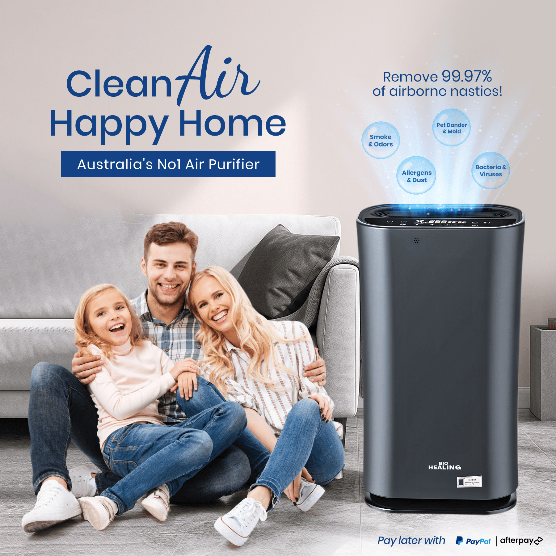 Bio Healing B02 True HEPA13 Air Purifier – Bio Healing Australia